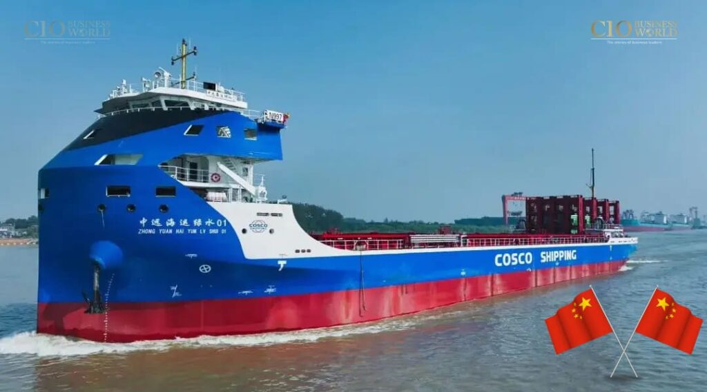 China Launches the World`s Largest Electric Container Ship | 2024